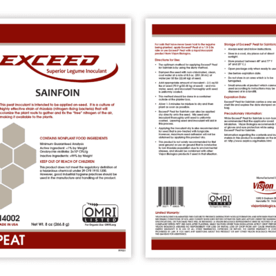 EXCEED® Superior Inoculant - Peat for Sainfoin - Great Basin Seed